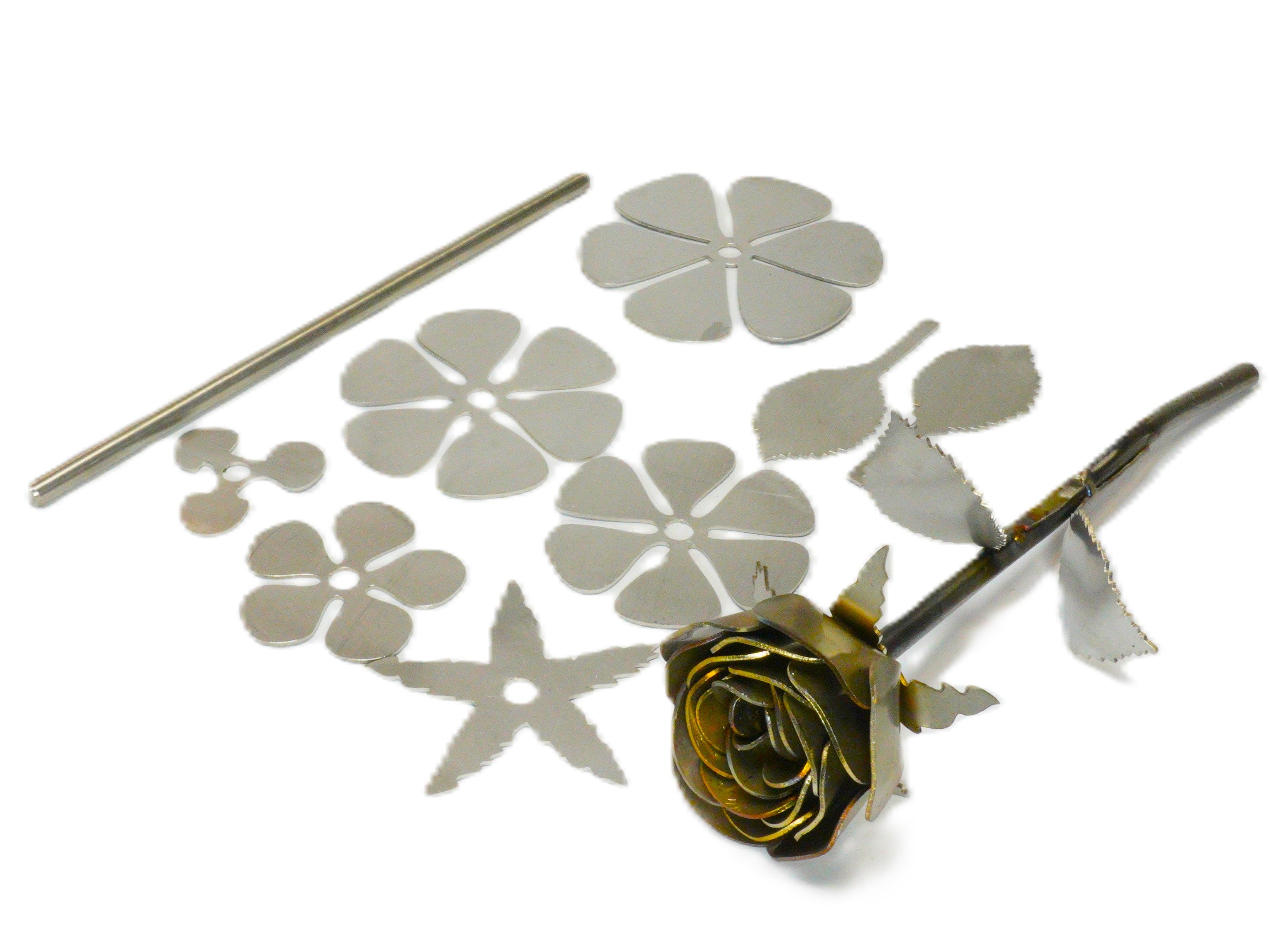Stainless Steel Metal Rose Kit